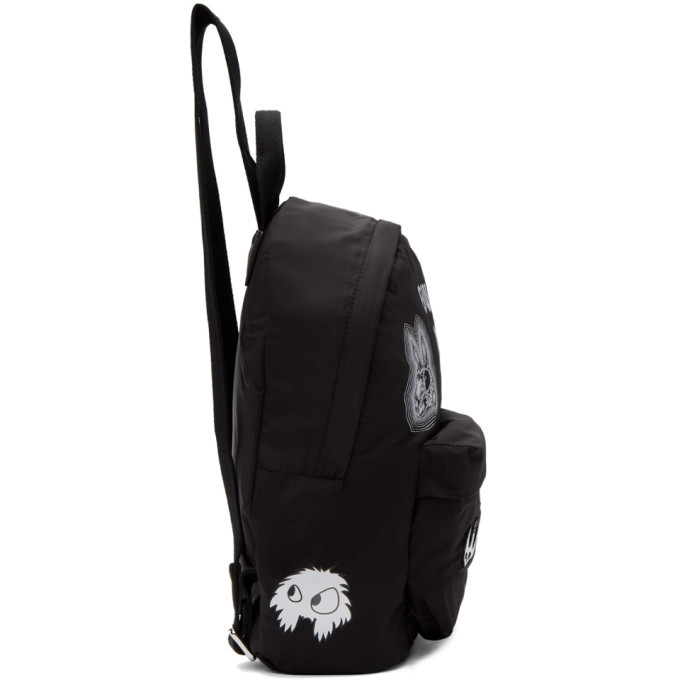 McQ Alexander McQueen Black Classic Swallow Backpack McQ Alexander McQueen