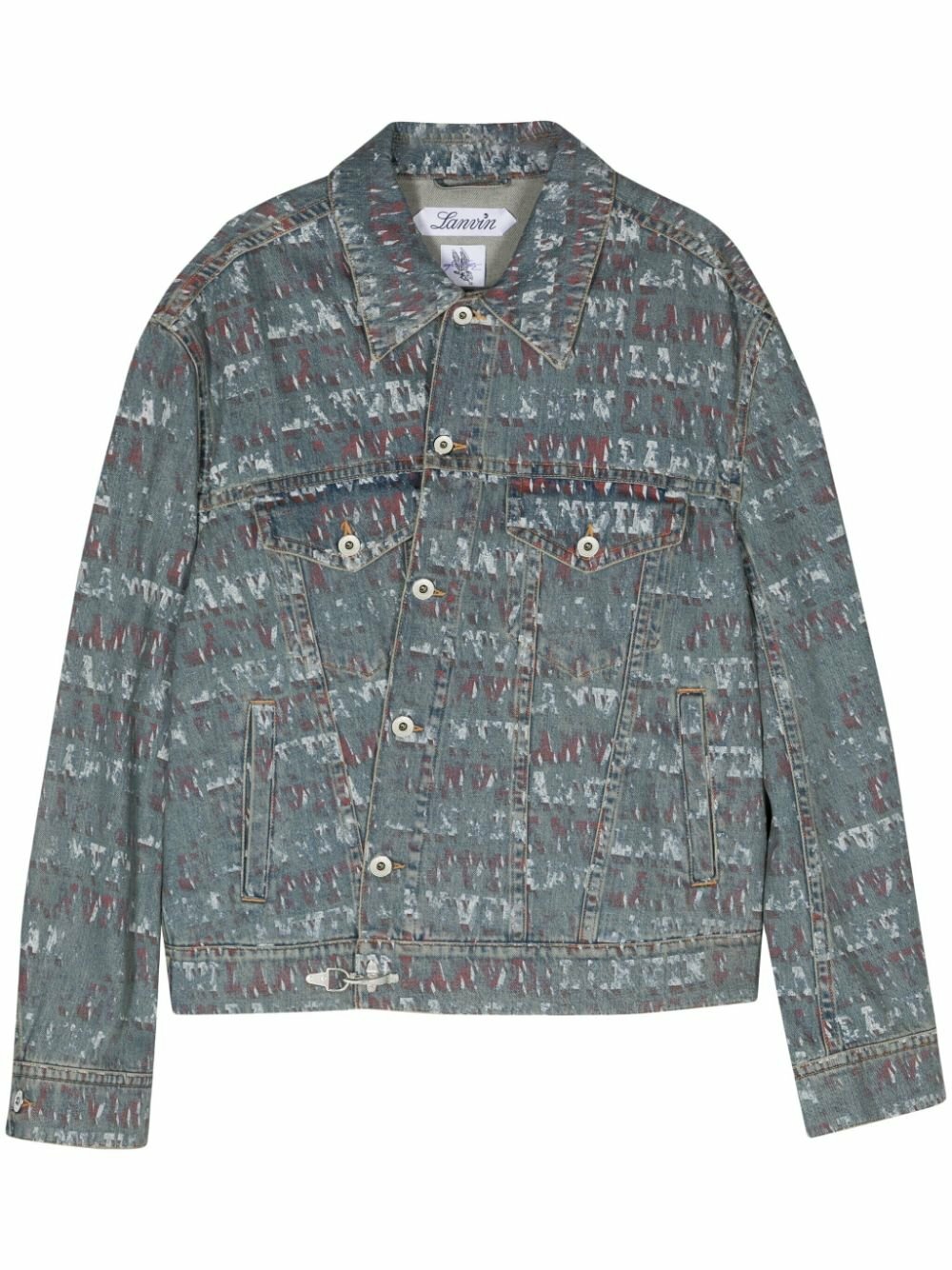 Lanvin Blue Stamp Denim Jacket Lanvin