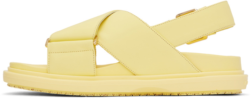 Marni Yellow Fussbett Sandals Marni