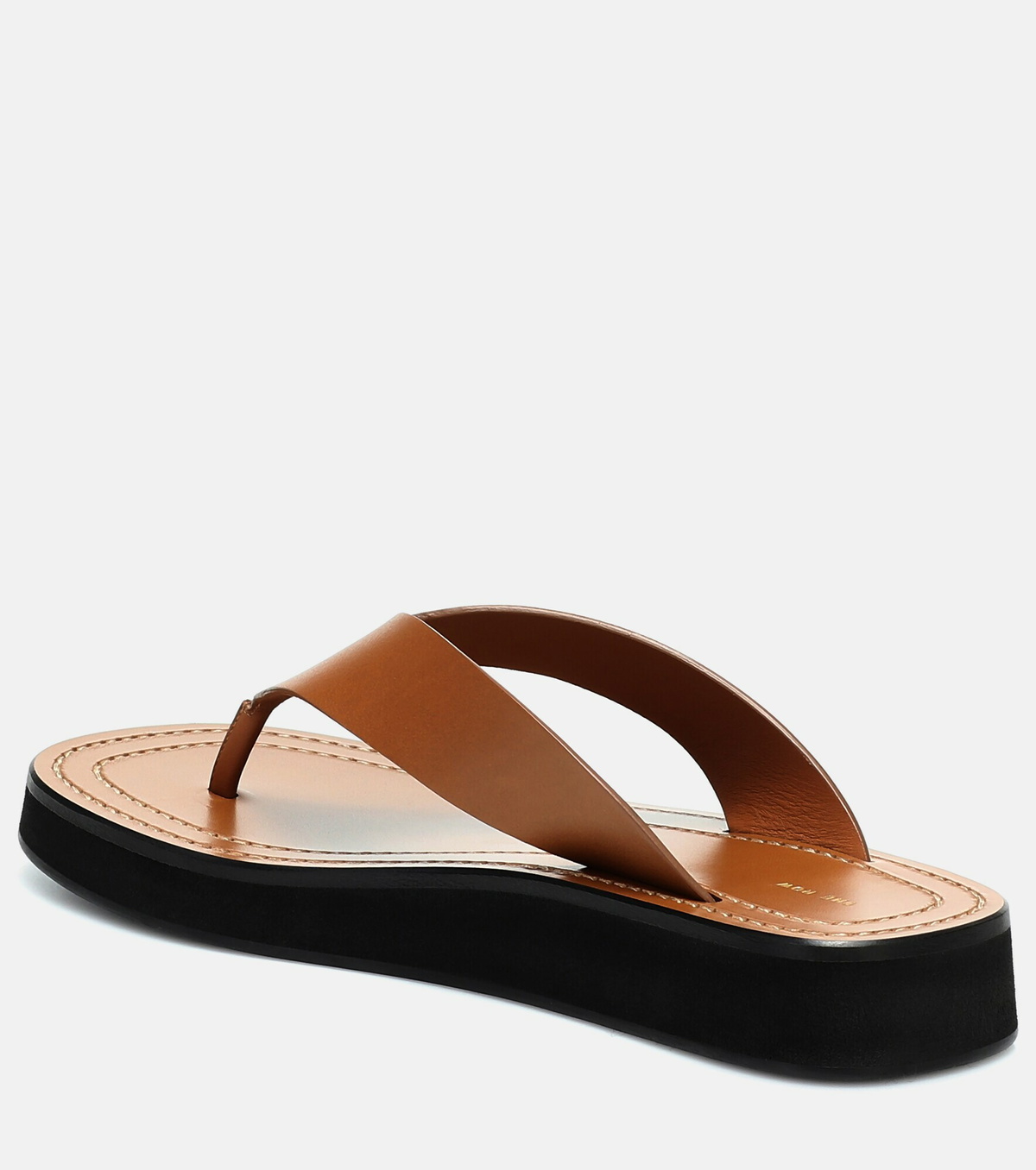 The Row - Ginza leather platform slides The Row