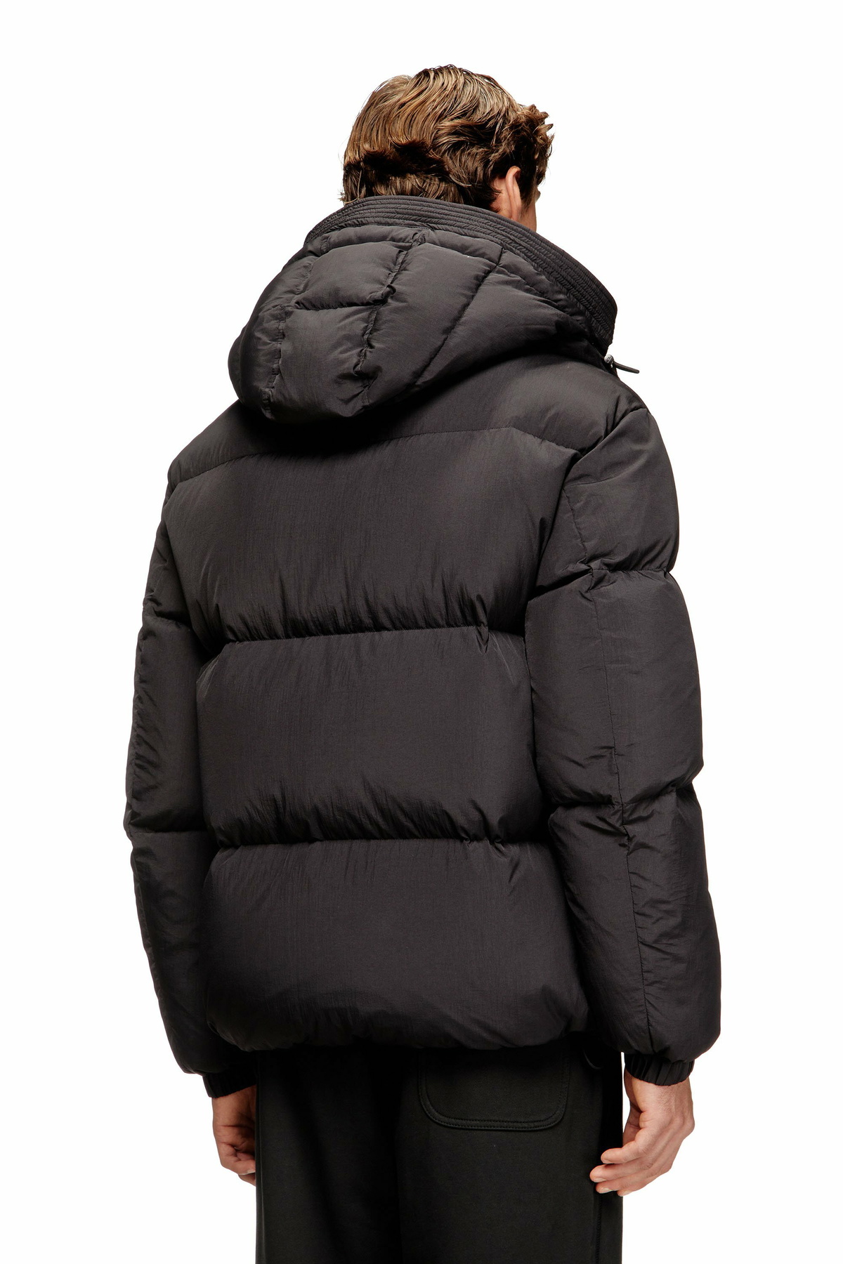 Diesel Quilted down jacket in Viral Off Taslan - Winter Jackets Mens in ...