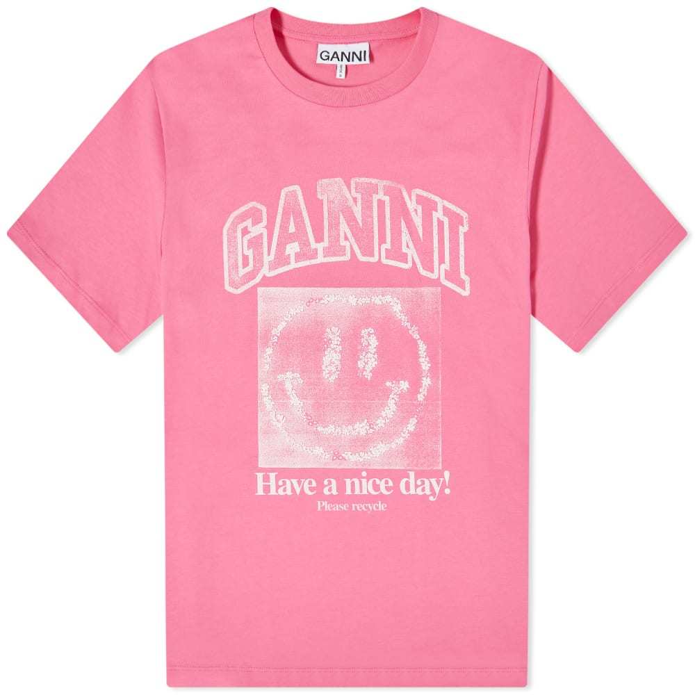 GANNI Smiley Face Tee GANNI