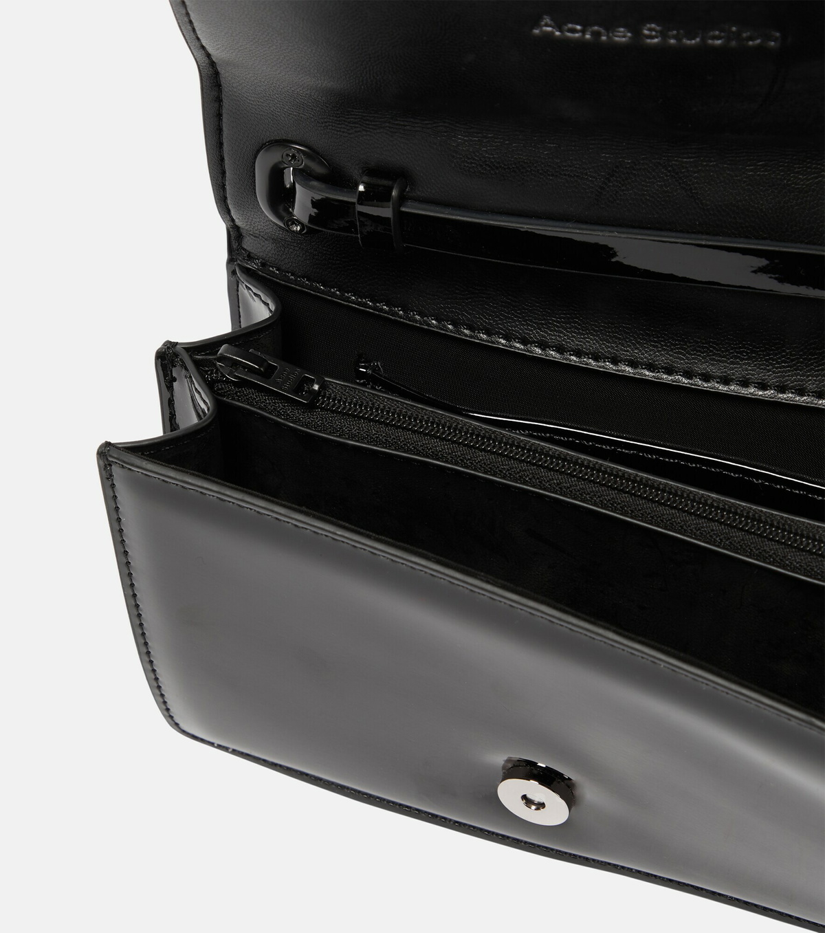 Acne Studios - Face Mini faux leather crossbody bag Acne Studios