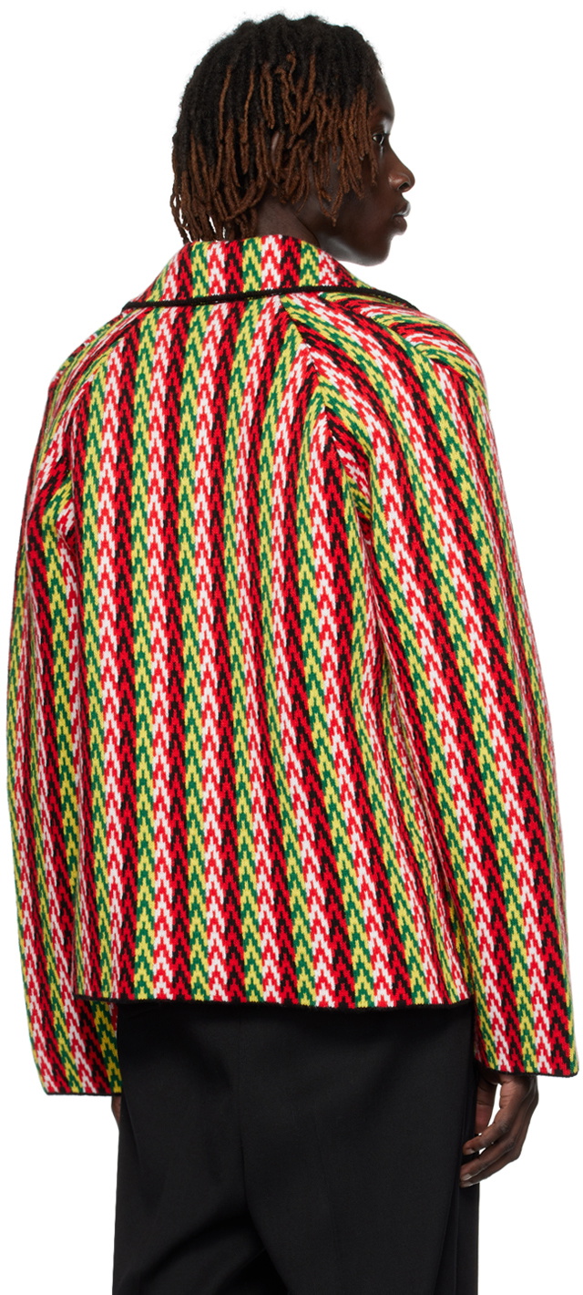 Lanvin Multicolor Chevron Jacket Lanvin