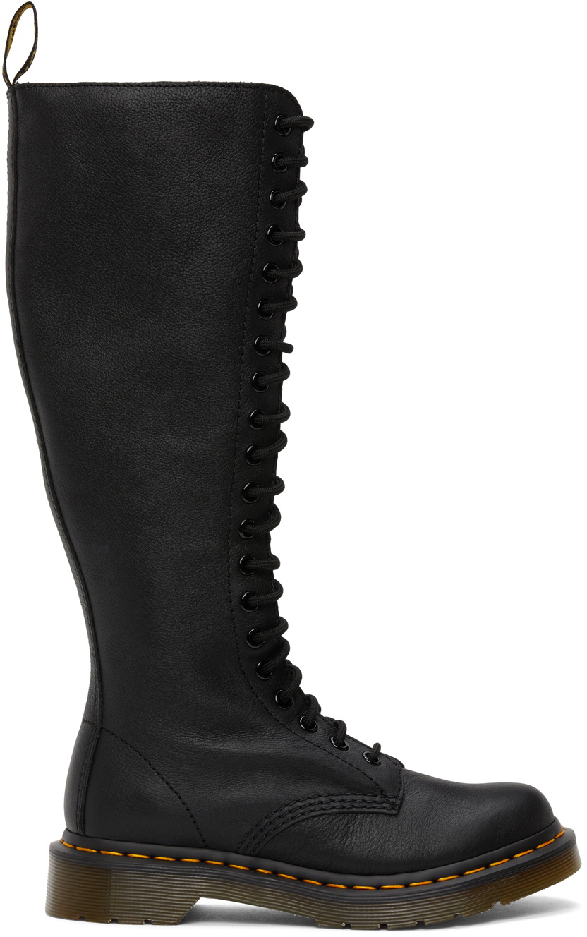 Dr. Martens Black Virginia Knee-High Boots Dr. Martens
