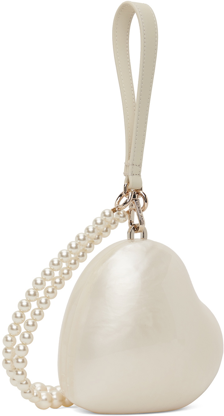 Simone Rocha Off-White Micro Heart Bag Simone Rocha