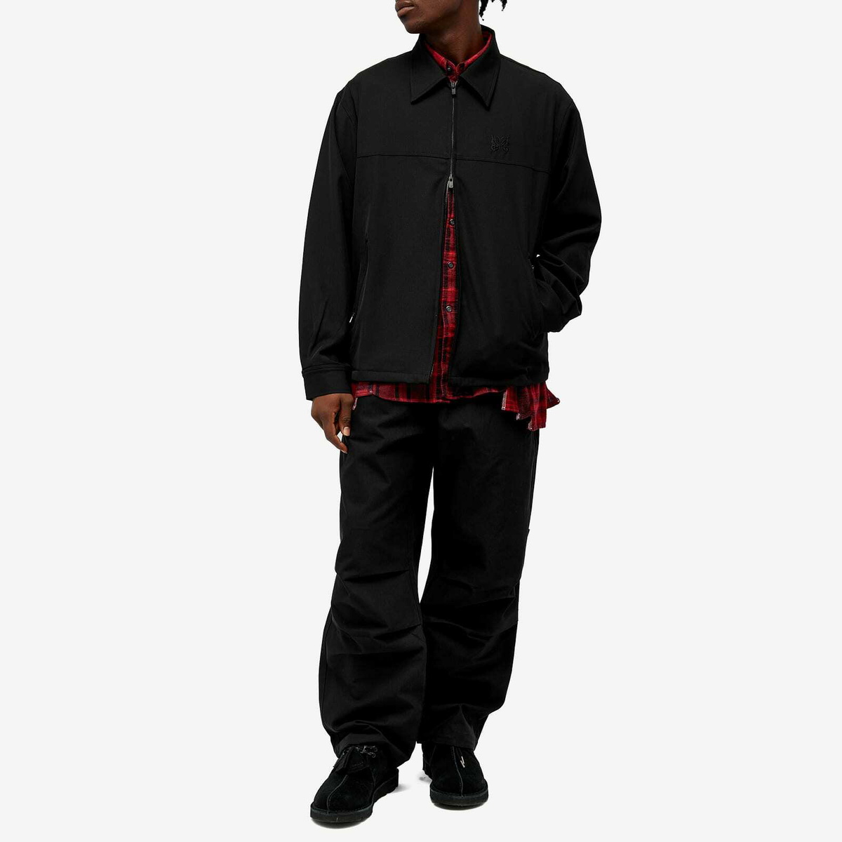 Needles Men's Cavalry Sports Jacket in Black Needles