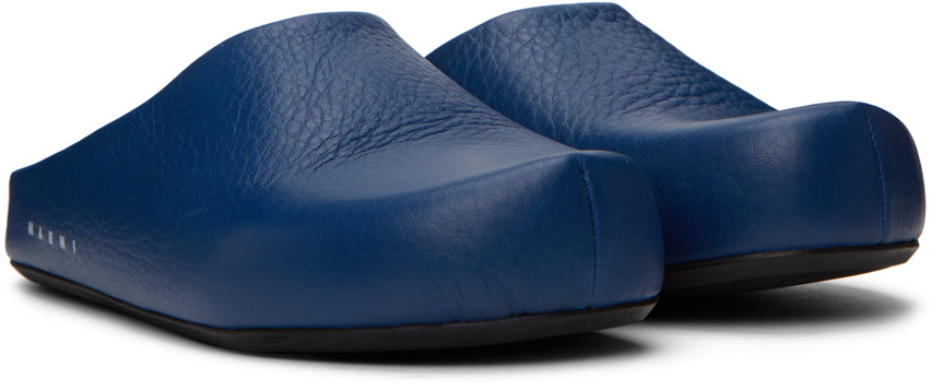 Marni Blue Fussbett Sabot Loafers Marni