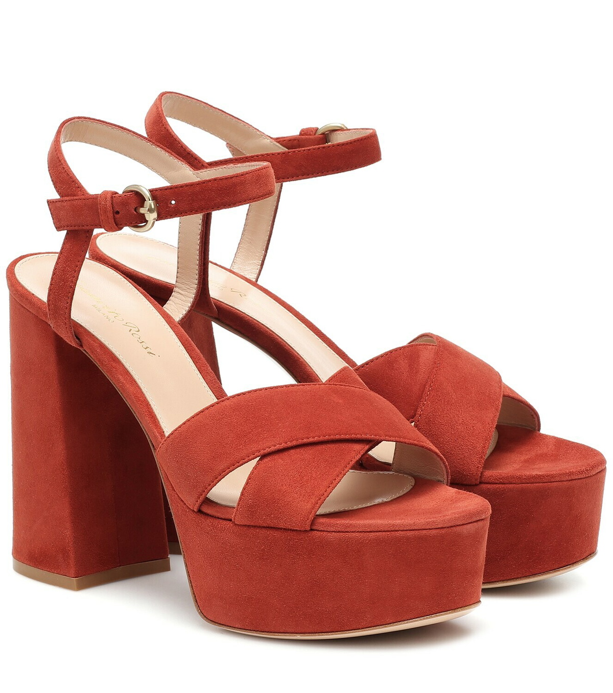 Gianvito Rossi - Bebe suede platform sandals Gianvito Rossi