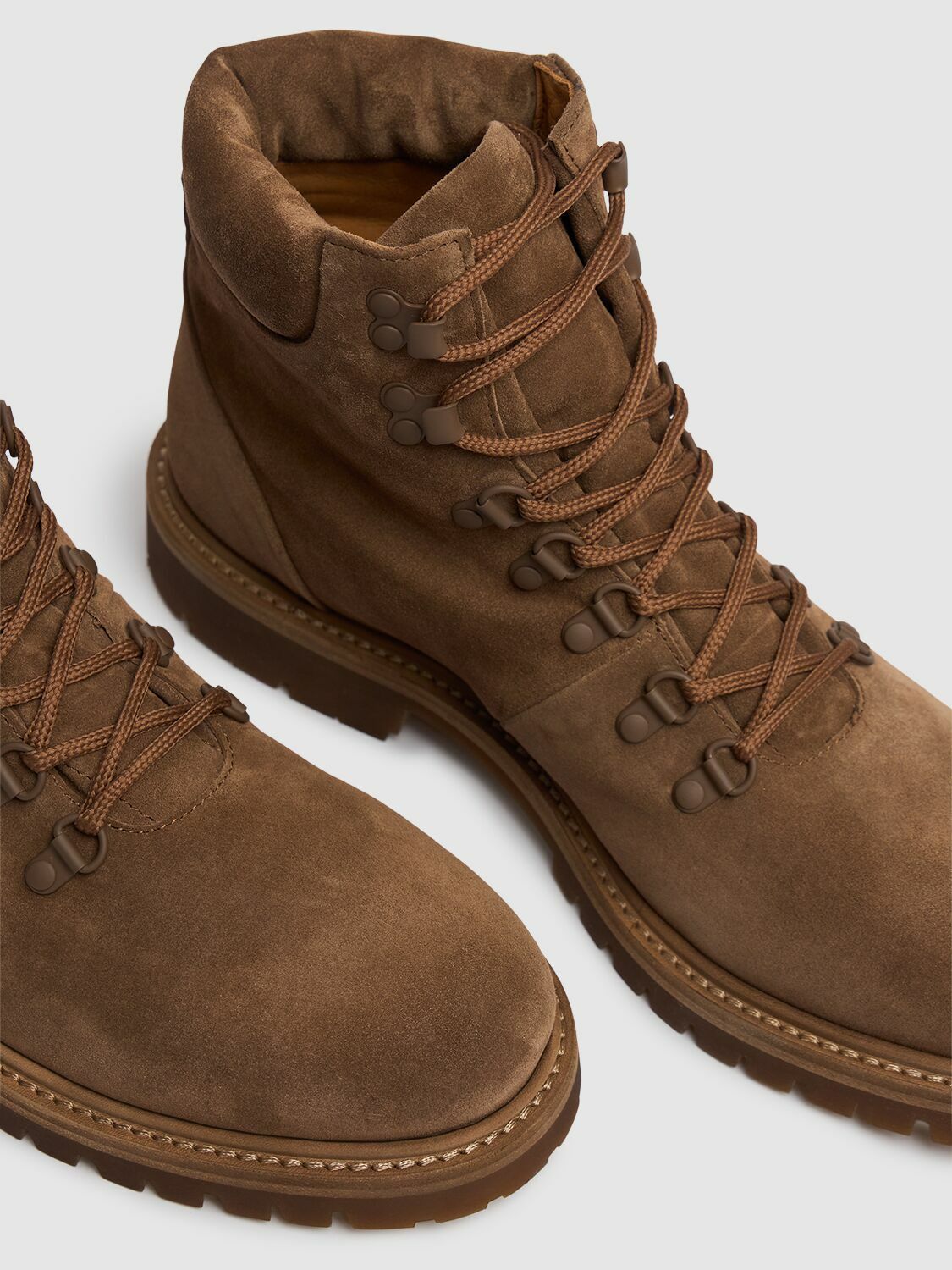 OFFICINE CREATIVE Boss Suede Lace-up Boots Officine Creative