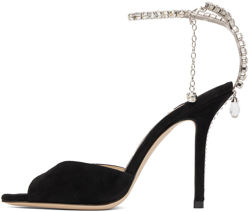 Jimmy Choo Black Saeda 100 Sandals Jimmy Choo