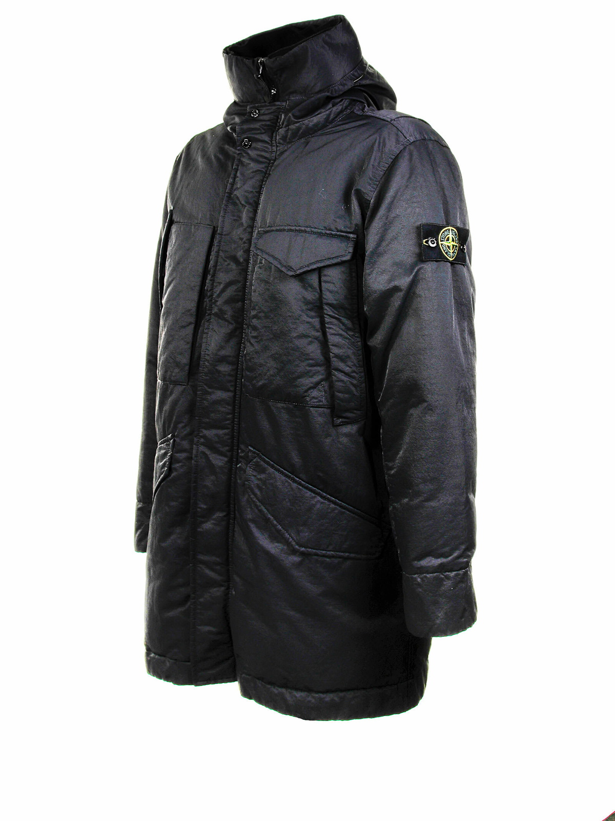 Stone Island Parka In Matte Nylon Stone Island