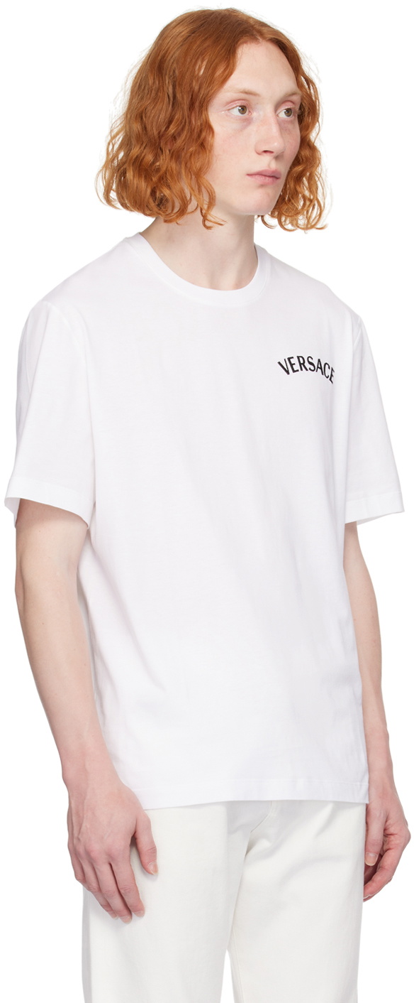 Versace White 'Versace Milano' T-Shirt Versace