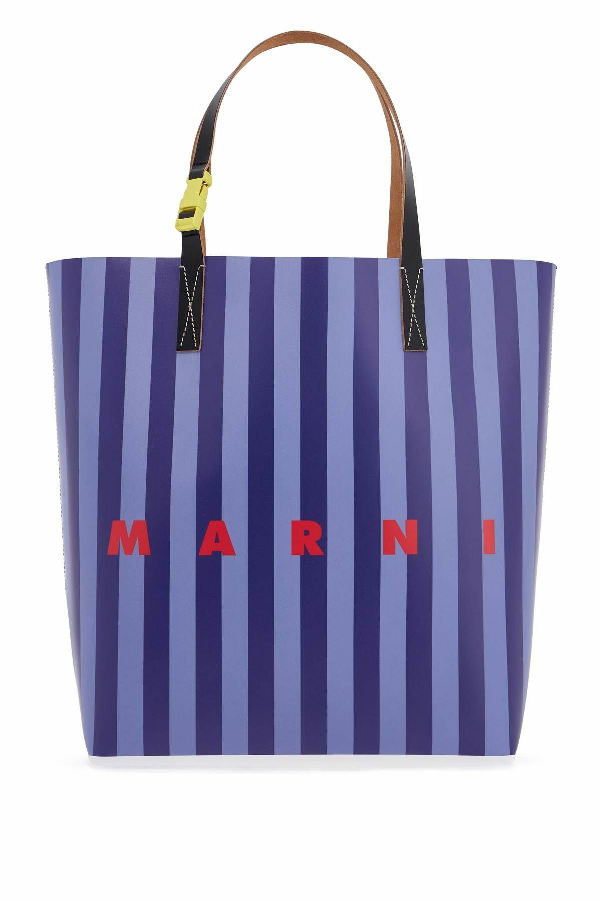 MARNI striped tribeca tote bag Blue Marni