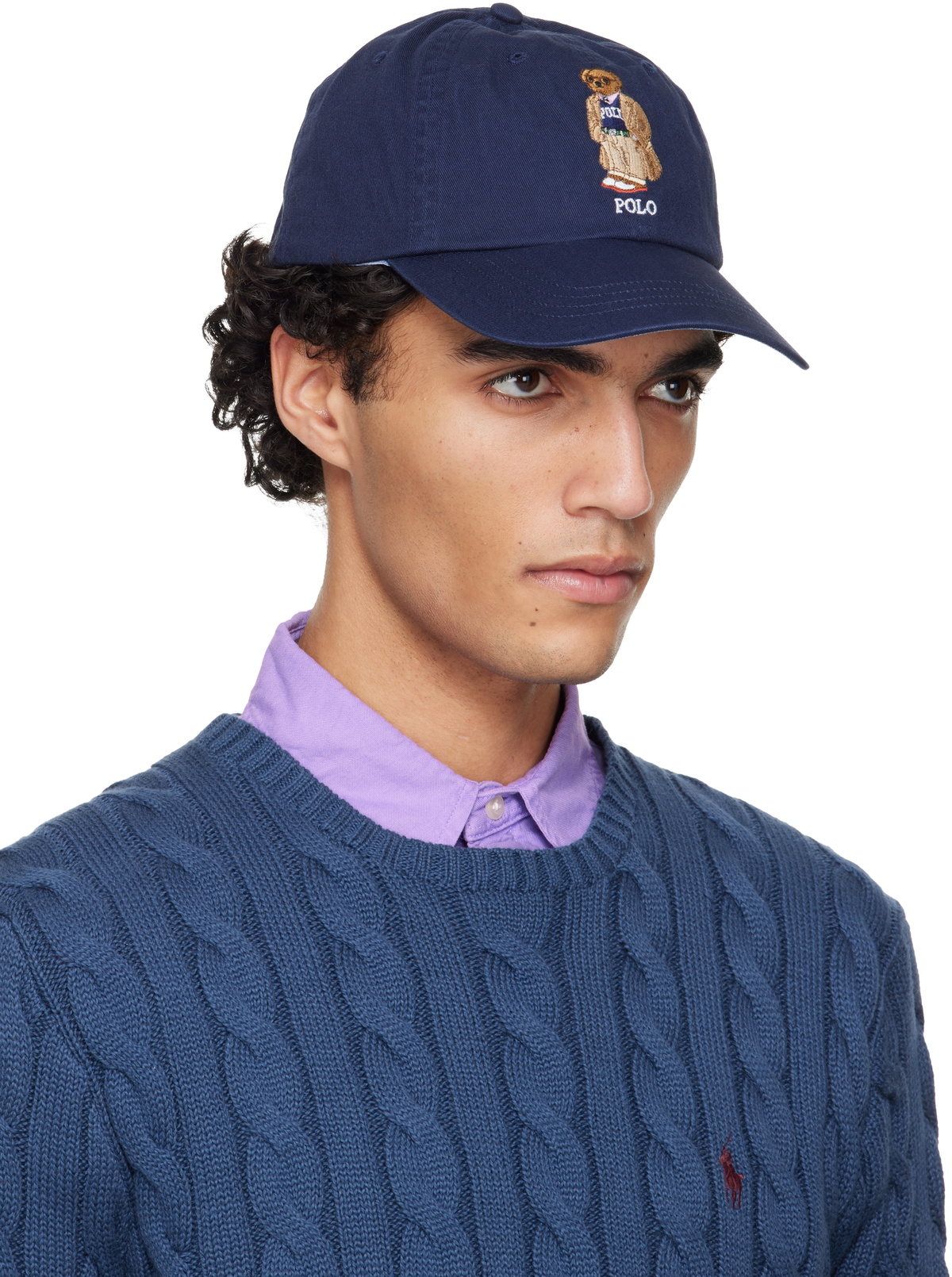 Polo Ralph Lauren Navy Polo Bear Twill Ball Cap Polo Ralph Lauren