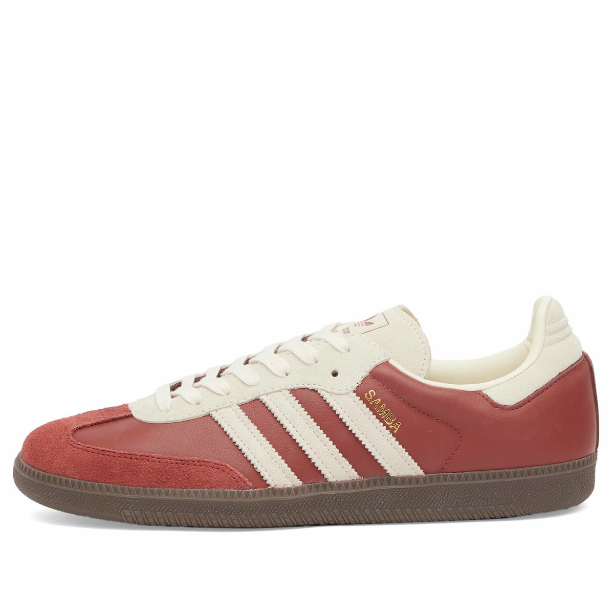 Adidas Samba OG Sneaker in Preloved Ruby/Cream White adidas