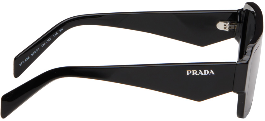 Prada Eyewear Black Oversized Square Sunglasses Prada