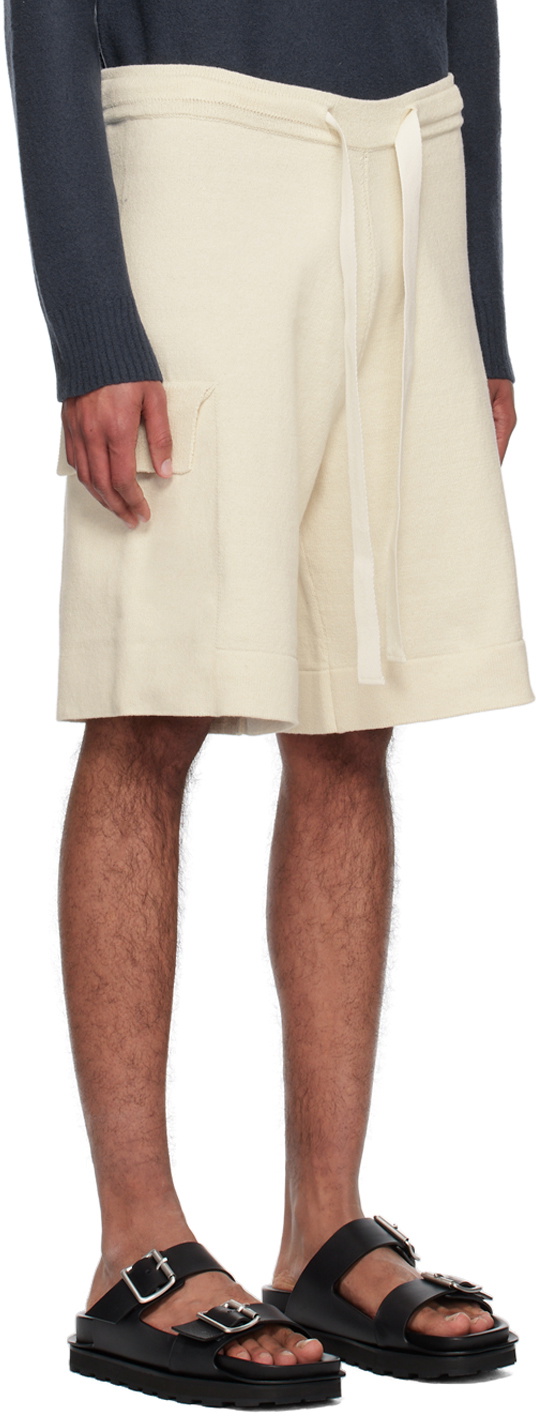 Jil Sander Beige Drawstring Shorts Jil Sander