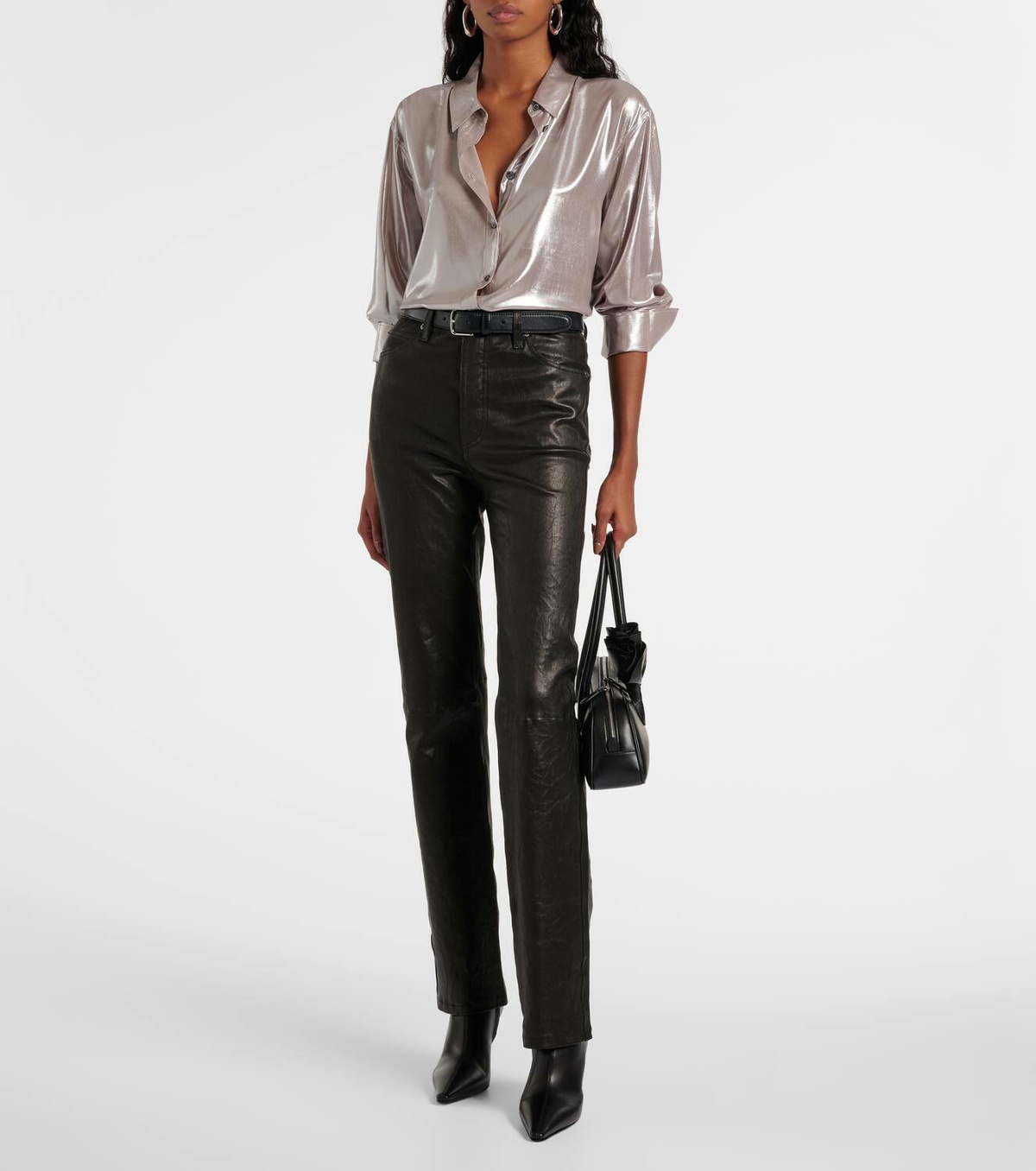 Frame The Standard lamé shirt Frame Denim