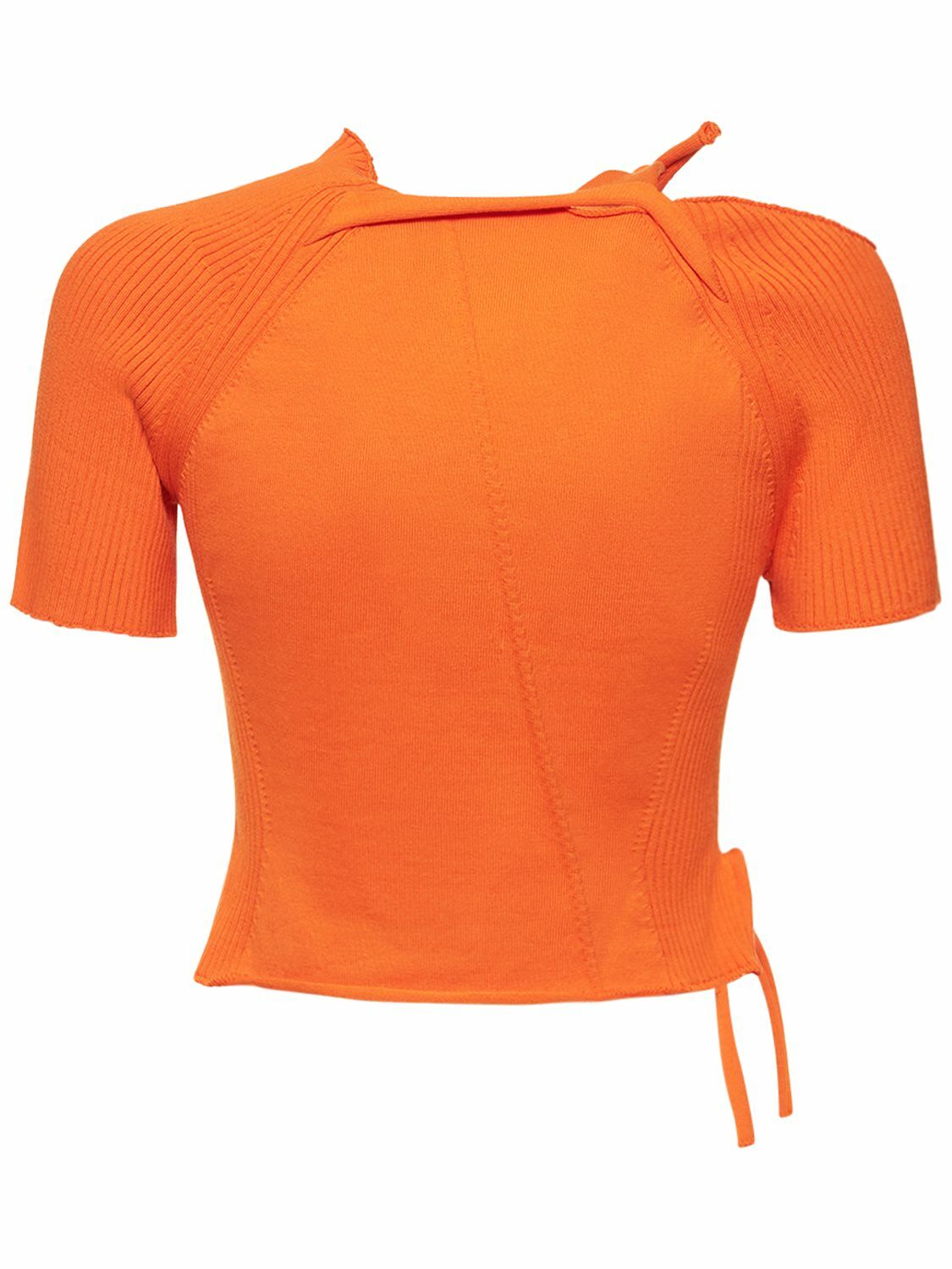 OTTOLINGER - Tight Loop Cotton Knit Top Ottolinger