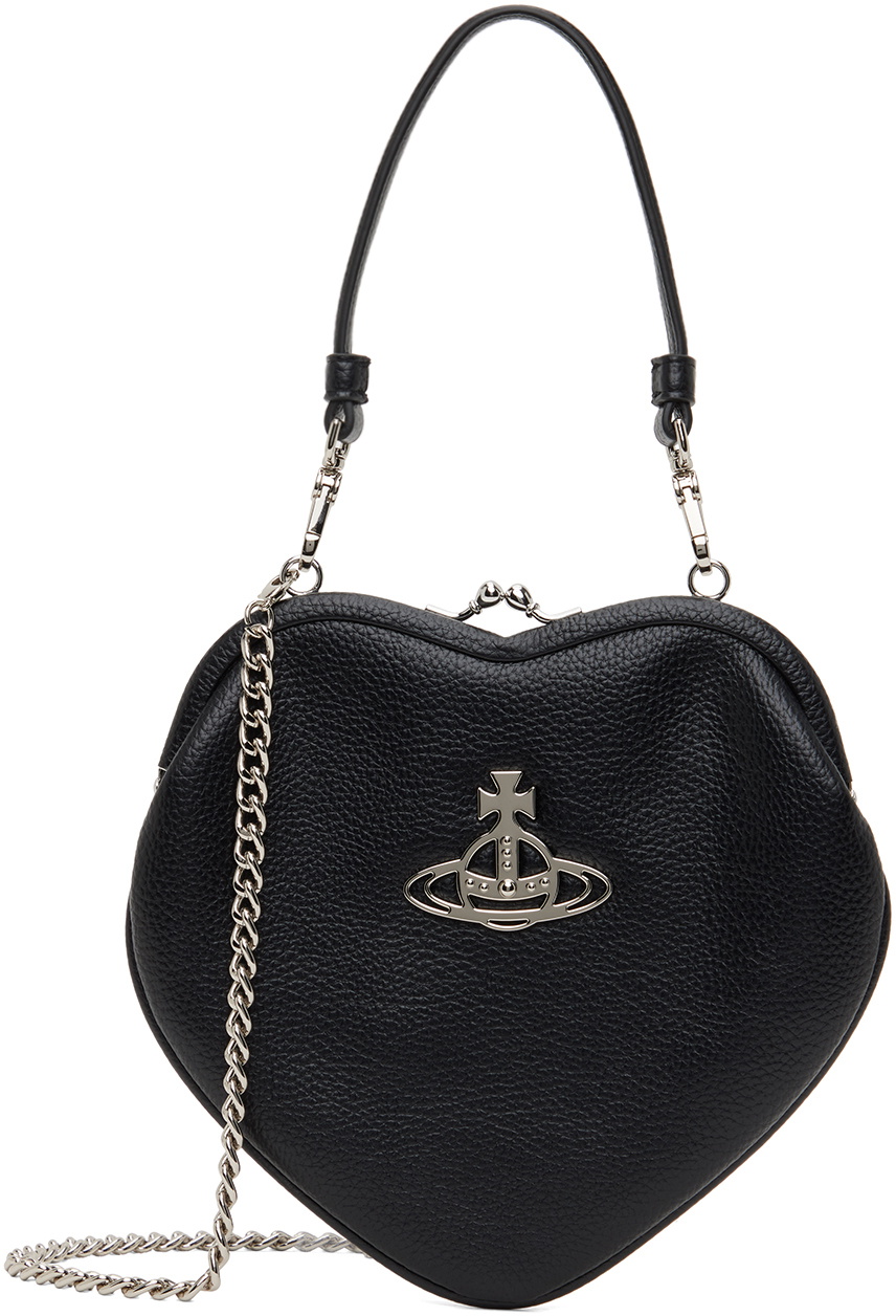 Vivienne Westwood Black Belle Heart Frame Bag Vivienne Westwood