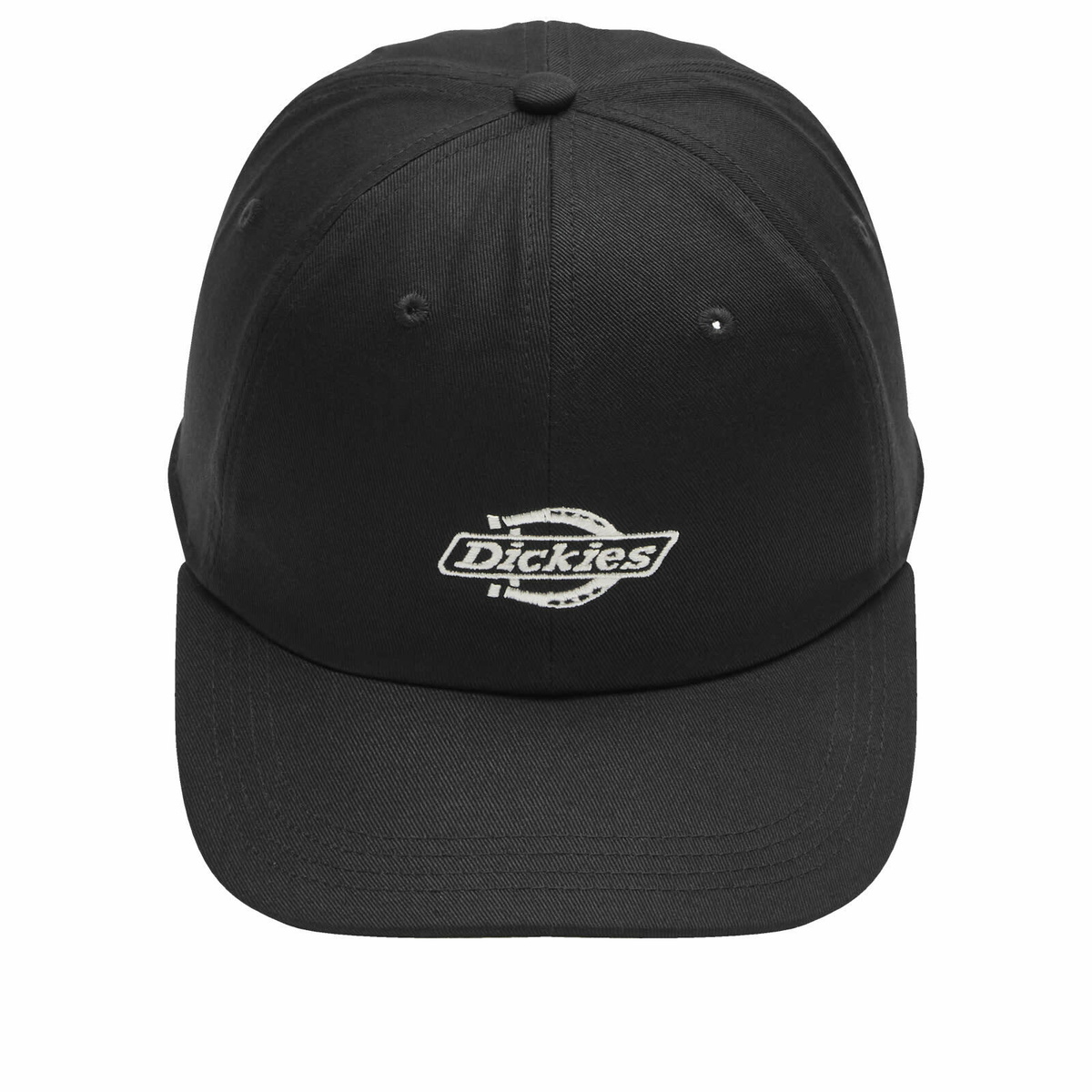 Dickies Men's Essential Dad Cap in Black Dickies Construct