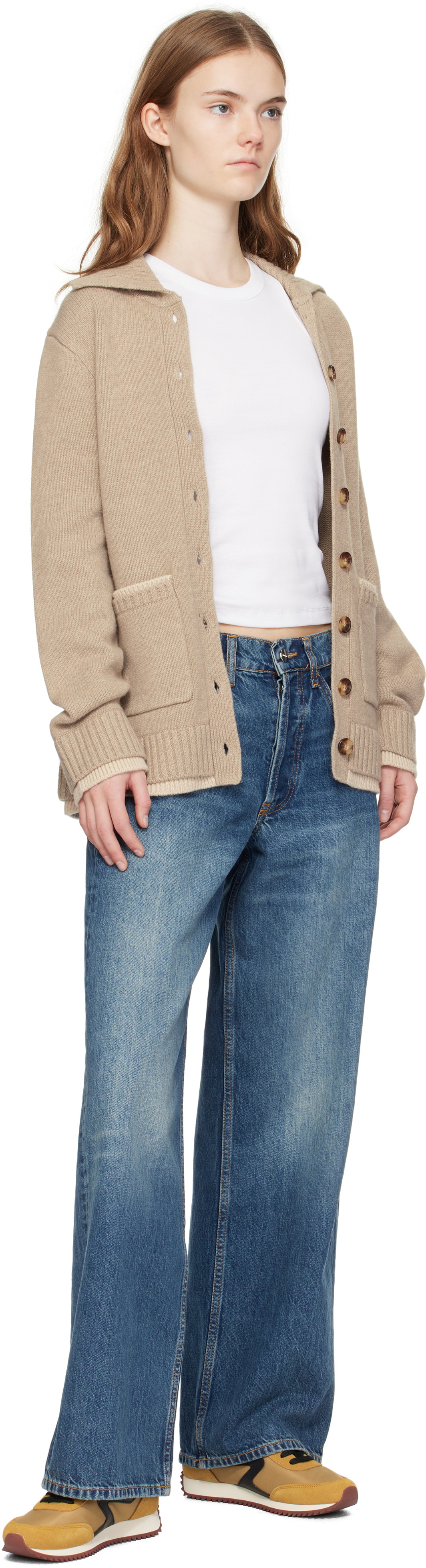 rag & bone Tan Retro Runner Sneakers Rag and Bone