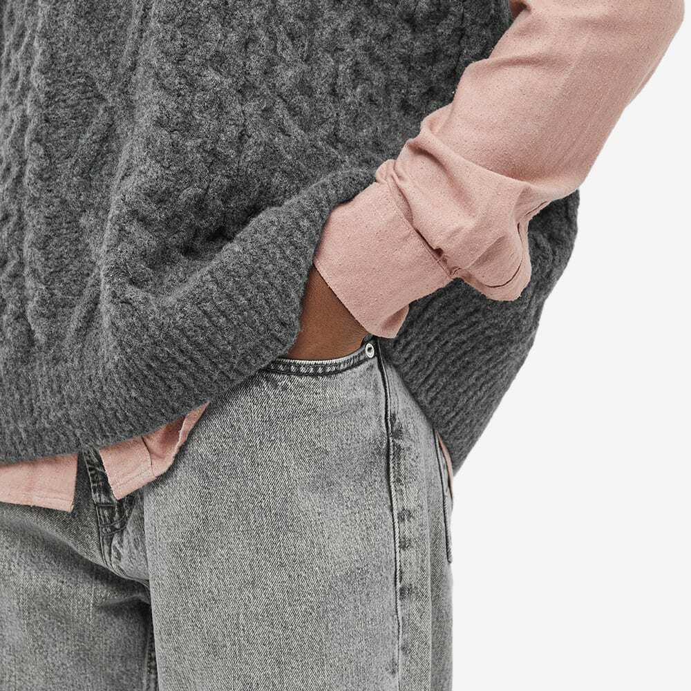 Our Legacy Men's Third Cut Jean in Superbleach Black Denim Our Legacy Men's Third Cut Jean in Superbleach Black Denim