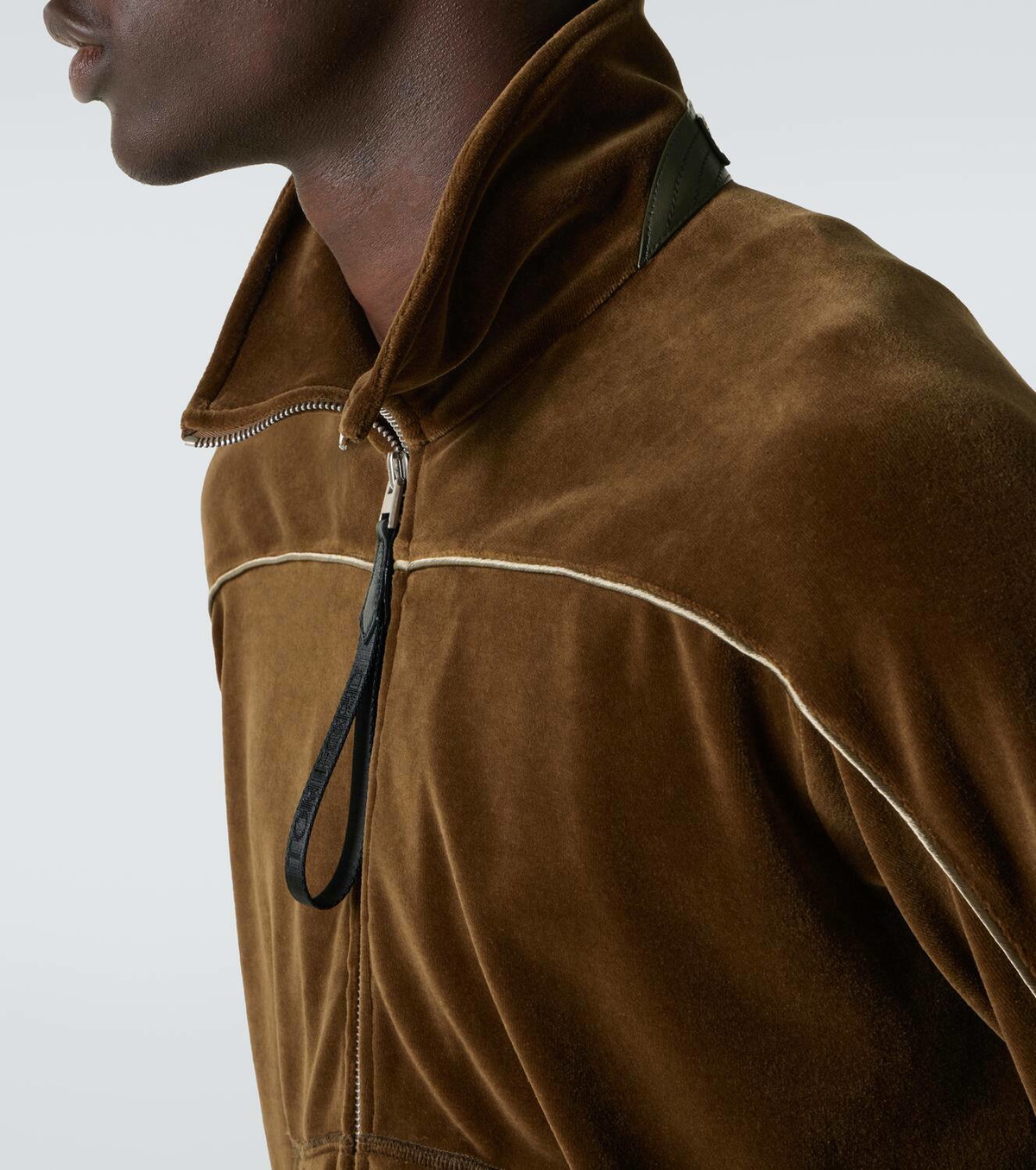 Tom Ford Cotton-blend velvet track jacket TOM FORD