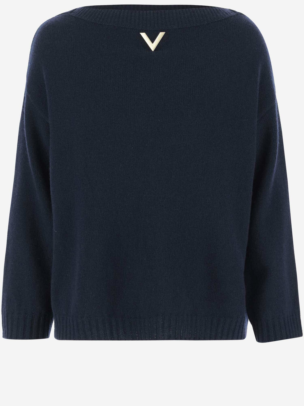 Valentino Cashmere Sweater With Logo Valentino