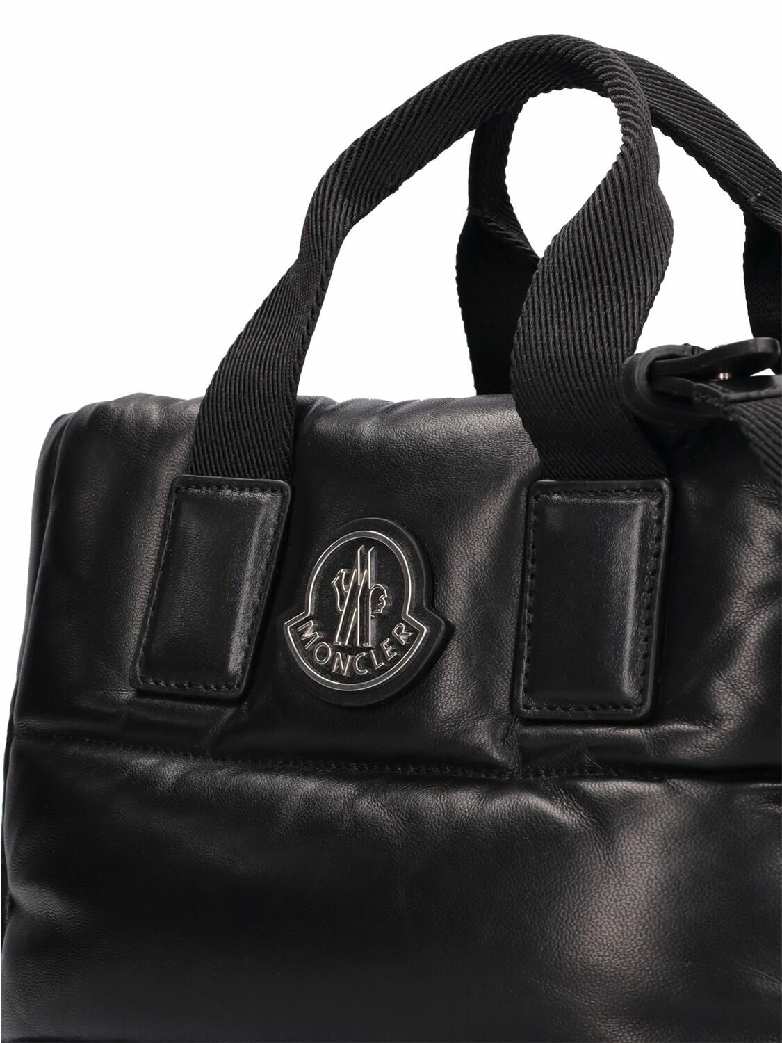 MONCLER - Mini Caradoc Quilted Leather Bag Moncler