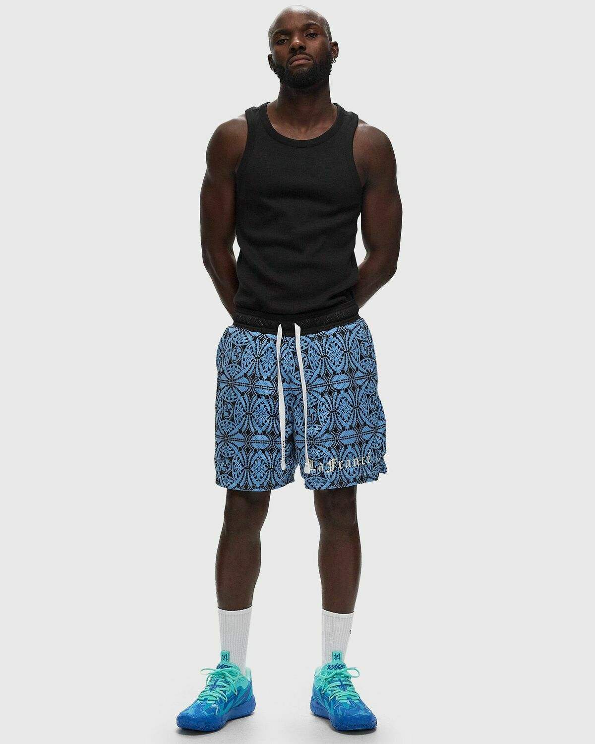 Puma Puma Hoops X Lafrancé Mosaic Shorts Blue - Mens - Sport & Team ...
