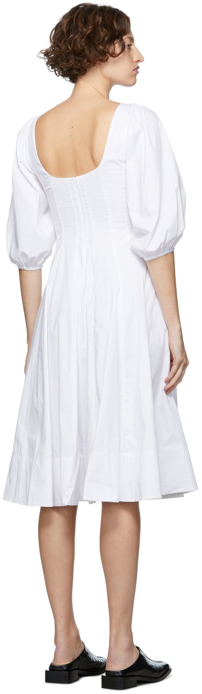 Staud White Swell Dress Staud