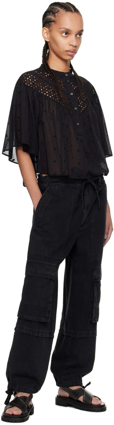 Isabel Marant Etoile Black Safi Blouse Isabel Marant Etoile