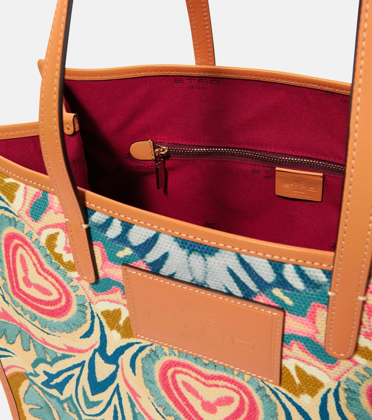 Etro - Printed canvas tote bag Etro