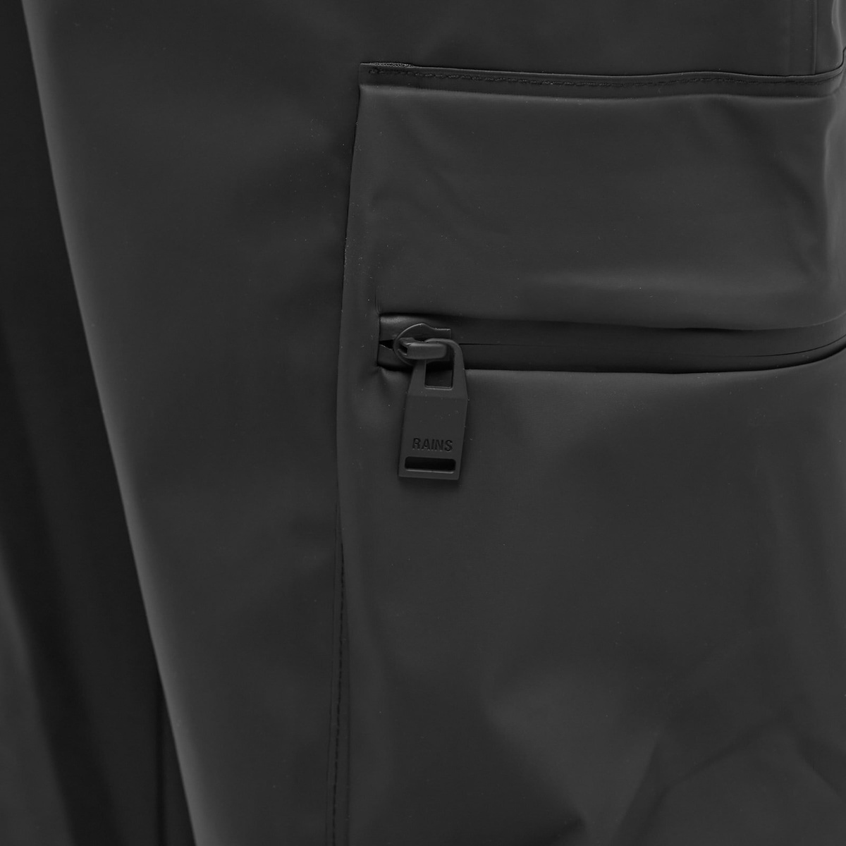 Rains Men's Cargo Rain Pants in Black Rains