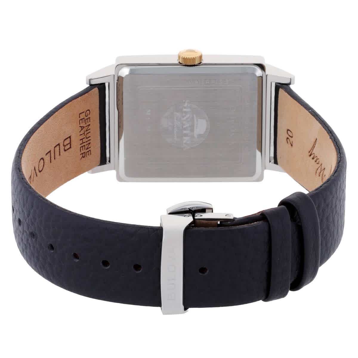 Bulova My Way Quartz Black Dial Mens Watch 98A261 Bulova