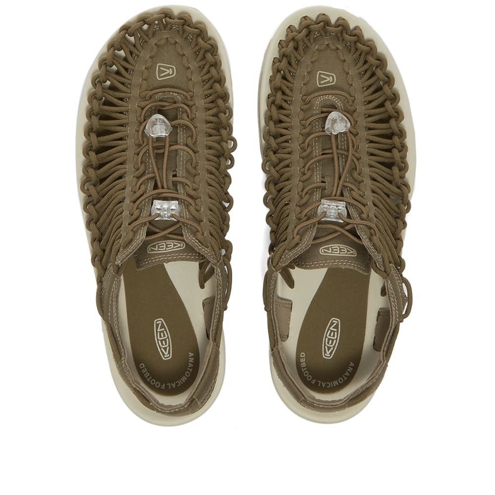 Keen Men's Uneek Canvas Sneakers in Military Olive/Timberwolf KEEN