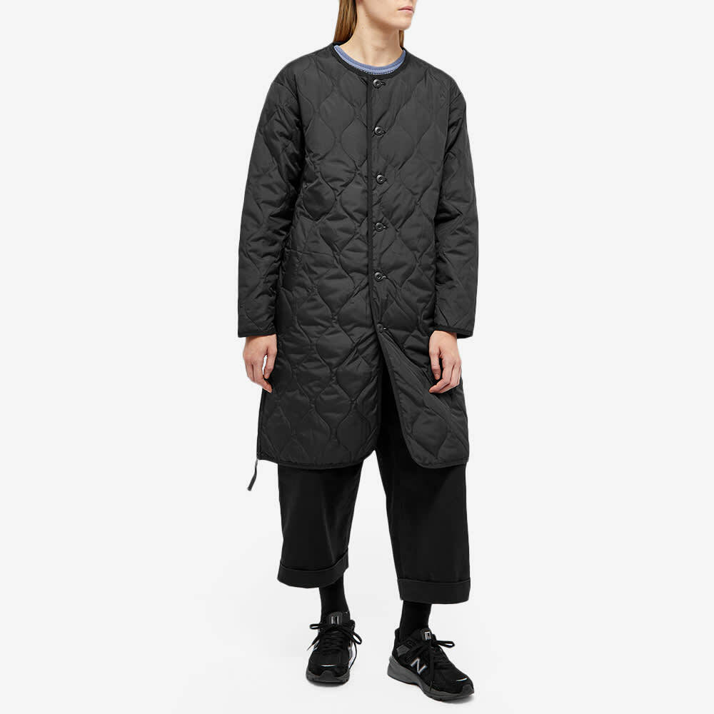 Taion Women's Crew Down Coat in Black Taion Extra