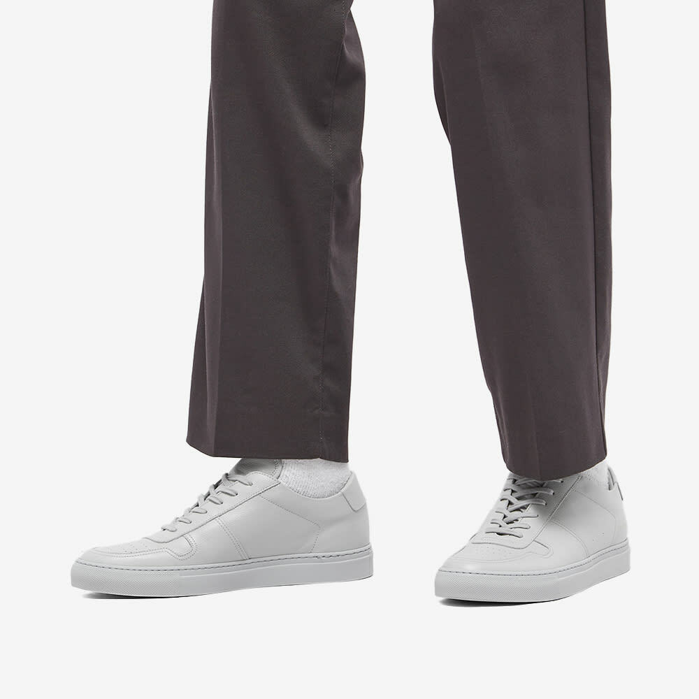 Common Projects Men's Bball Low Bumpy Sneakers in Grey Common Projects