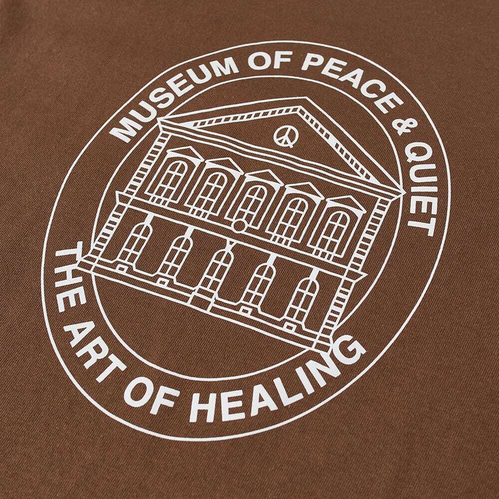 Museum of Peace and Quiet Headquarters T-Shirt in Brown Museum of Peace ...
