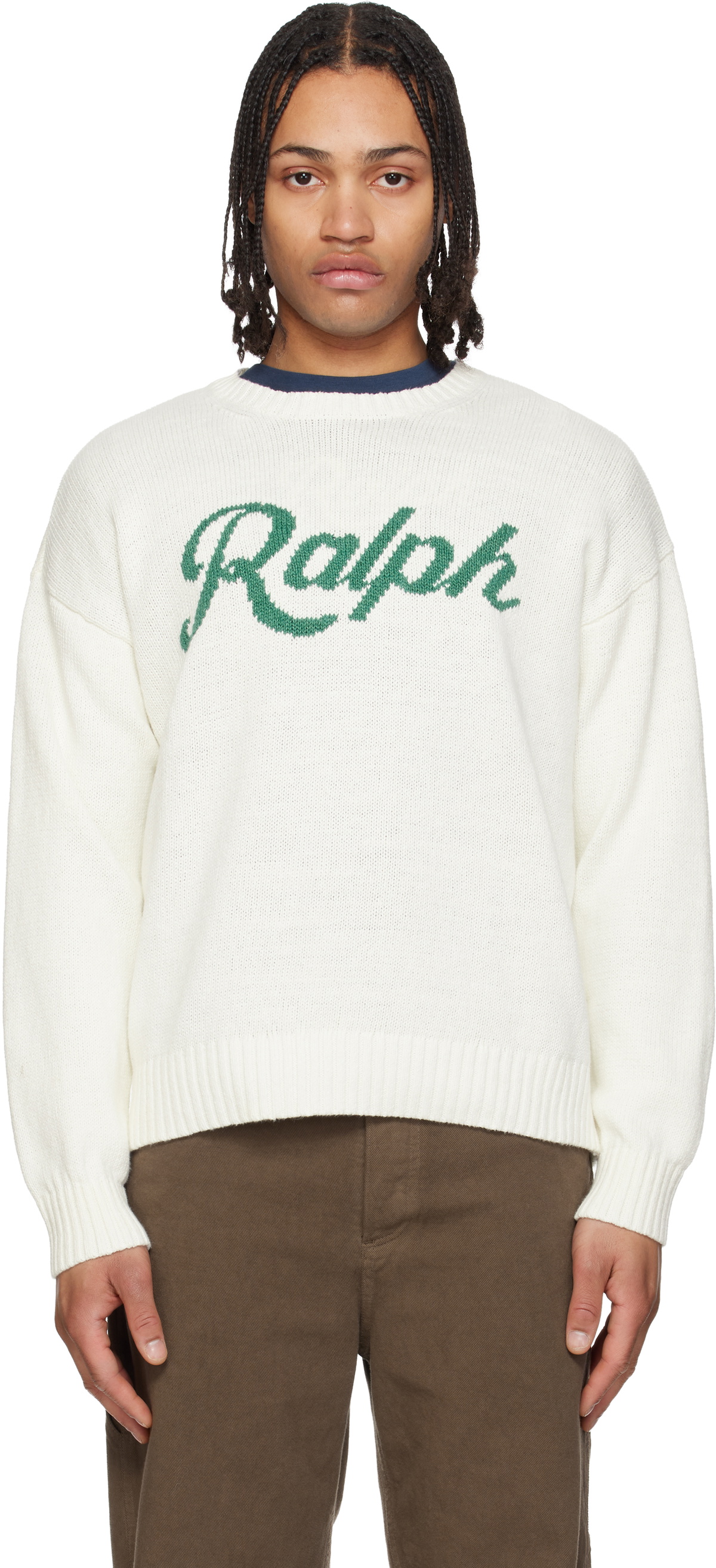 Polo Ralph Lauren Off-White 'The Ralph Logo' Sweater Polo Ralph Lauren