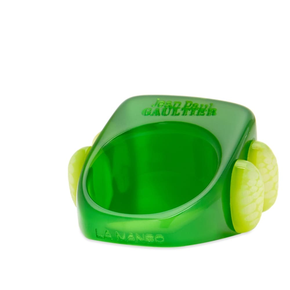 Jean Paul Gaultier Women's La Manso Verde Botella Ring in Green/Perseo ...