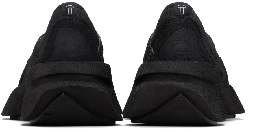 DEMON Black Lovo Leather Sneakers Demon