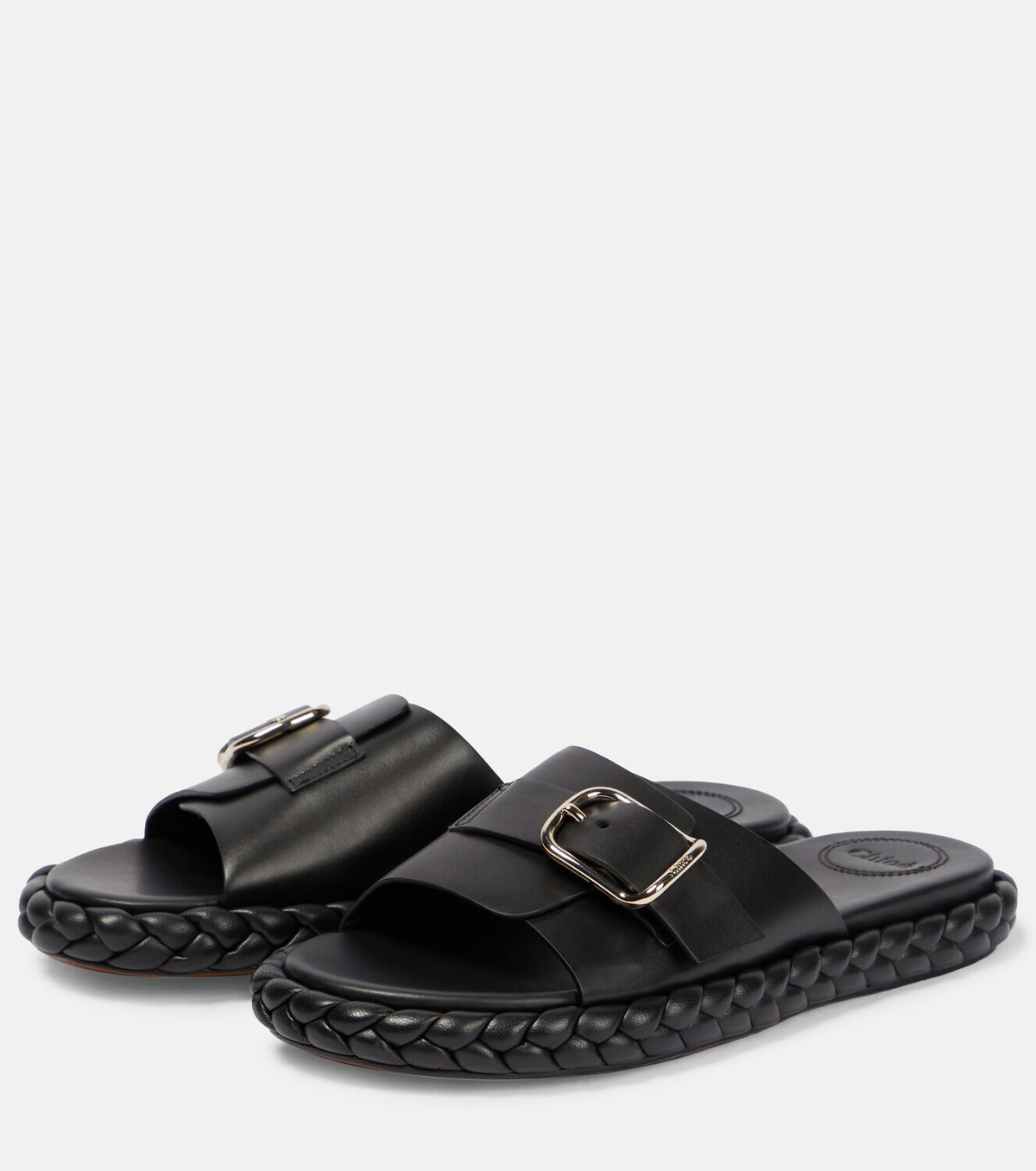 Chloe - Pip leather slides Chloe