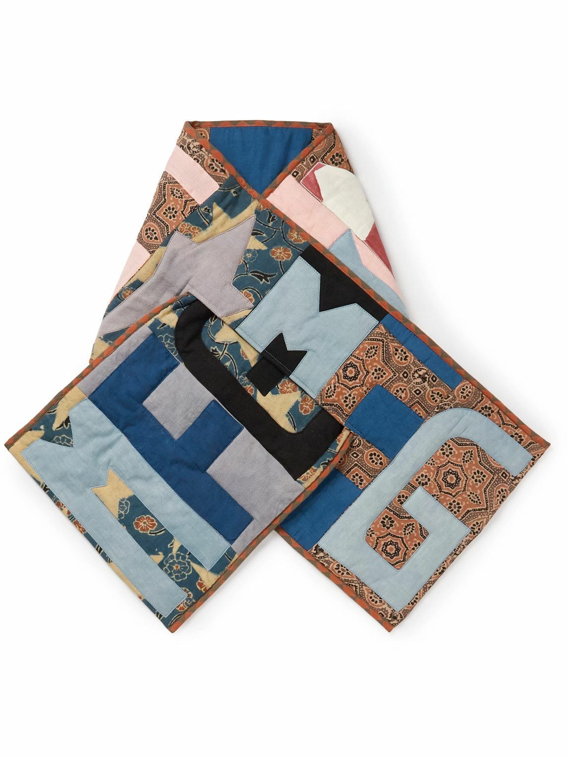 Story Mfg. - Padded Patchwork Printed Organic Cotton Scarf Story Mfg.