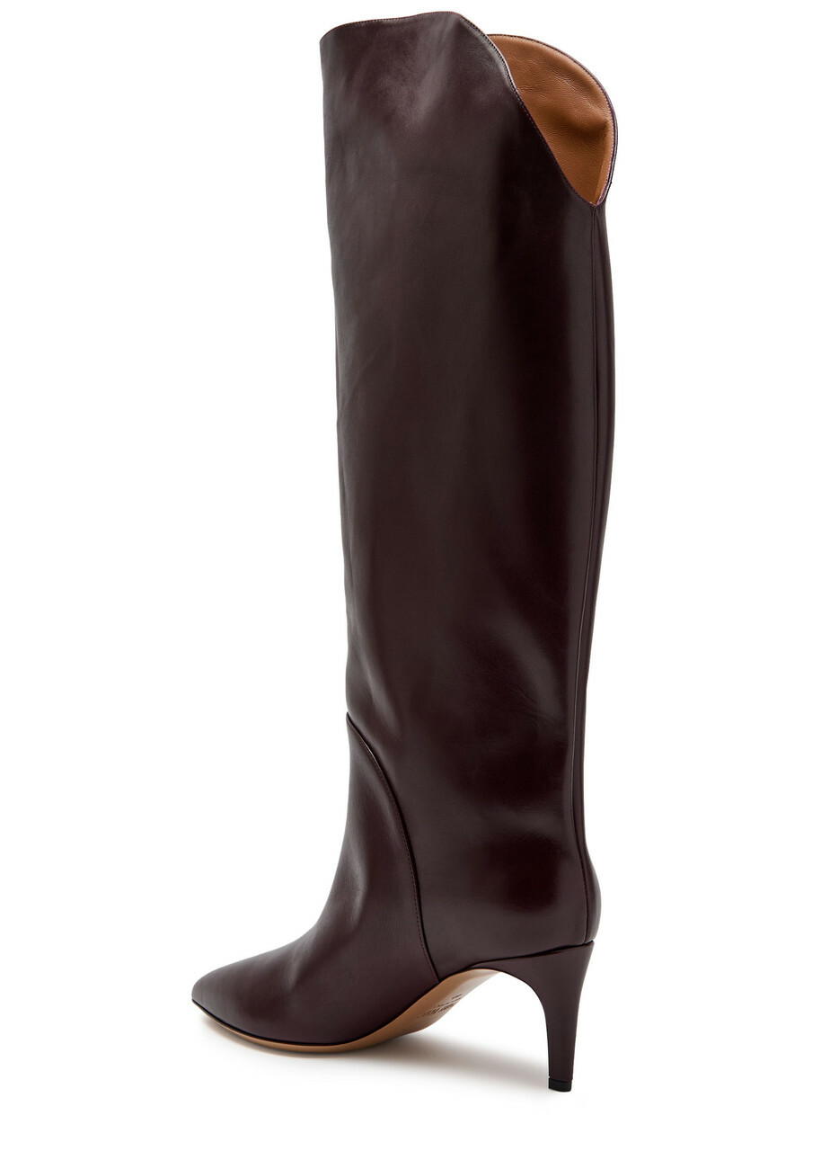 Paris Texas Gaia 60 Leather Knee-high Boots Burgundy Paris Texas