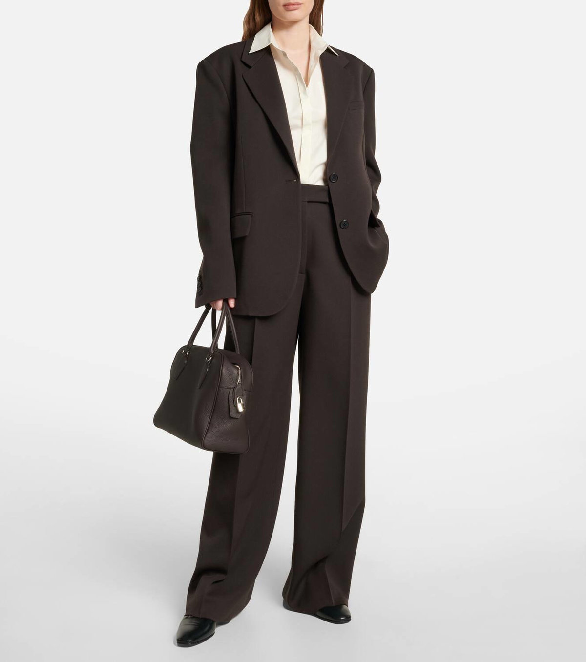 The Row Leather tote bag The Row