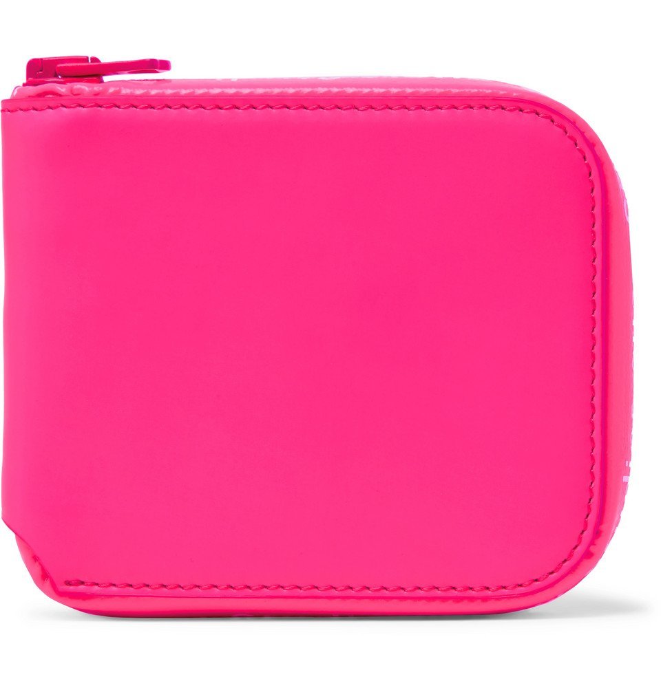 Acne Studios - Kei Leather Zip-Around Wallet - Pink Acne Studios