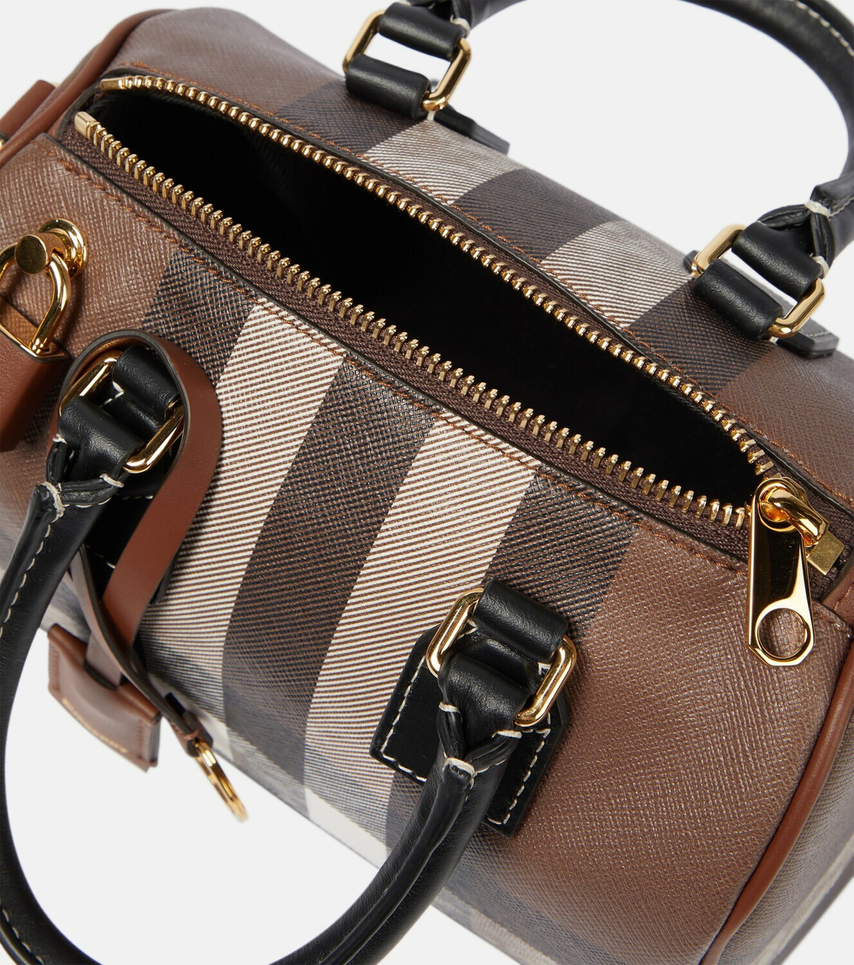 Burberry - Checked canvas tote bag Burberry